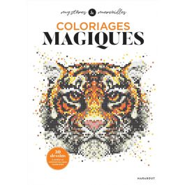 Coloriages magiques – 30 dessins à révéler en coloriant les cases